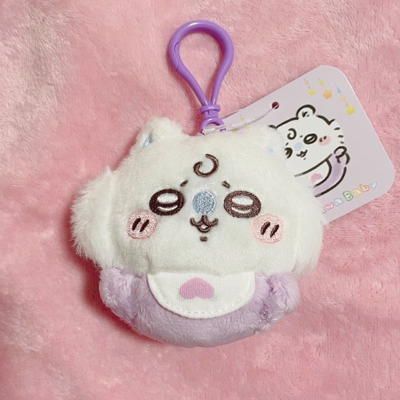 Sanrio | Toys | Chiikawa Baby Momonga Mascot Keychain Plush | Poshmark